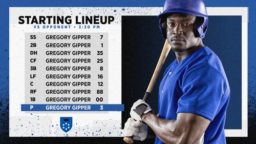 Create Starting Lineup Graphics | Gipper
