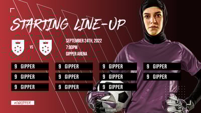 Create Starting Lineup Graphics | Gipper